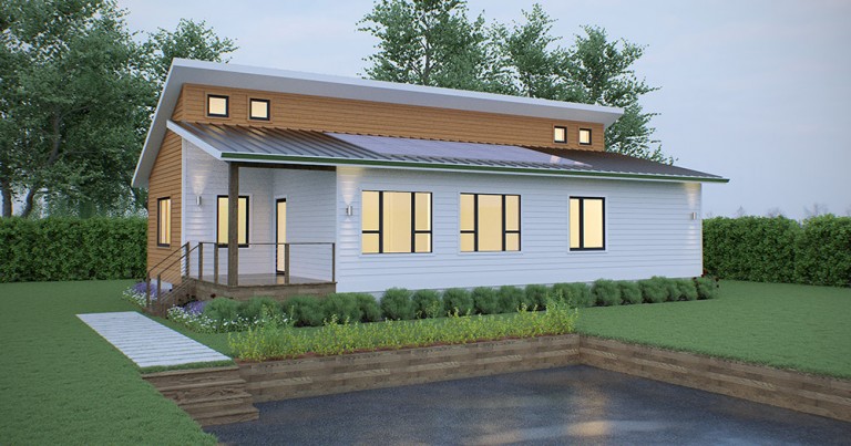 Prefab Modern Homes | Net-Zero Homes | Ridgeline E F | Deltec Homes